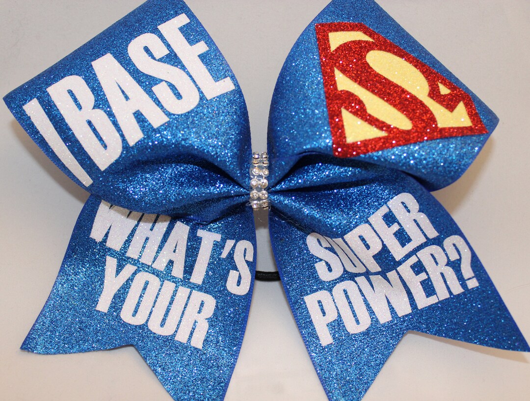 Cheer Bow Ibase Whats Your SUPERPOWER ? by Blingitoncheerbowz, Cheer ...