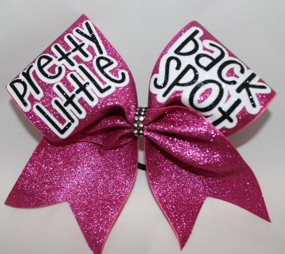Backspot Cheer Bow Pretty Little Back Spot ANY Color Ribbon Base Flyer ...