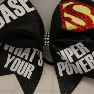 Cheer Bow Ibase Whats Your SUPERPOWER ? by Blingitoncheerbowz, Cheer ...