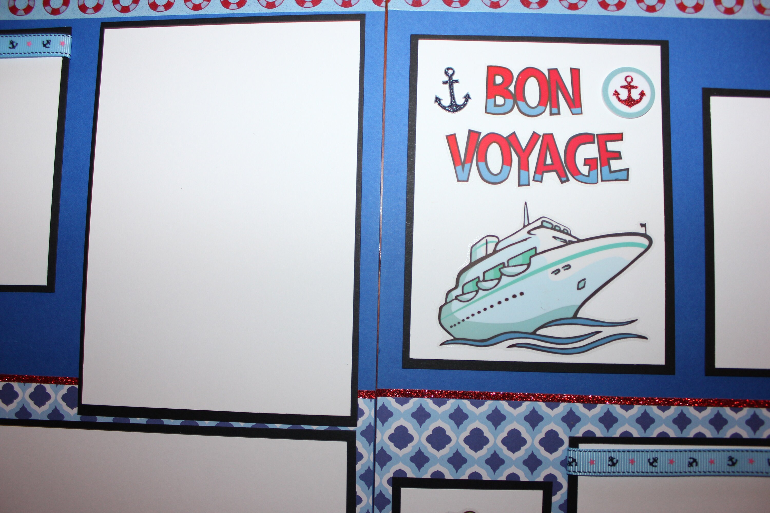 Cruise Scrapbook Layout 2 Pages Each 12 X 12 Handmade Premade Scrapbook ...