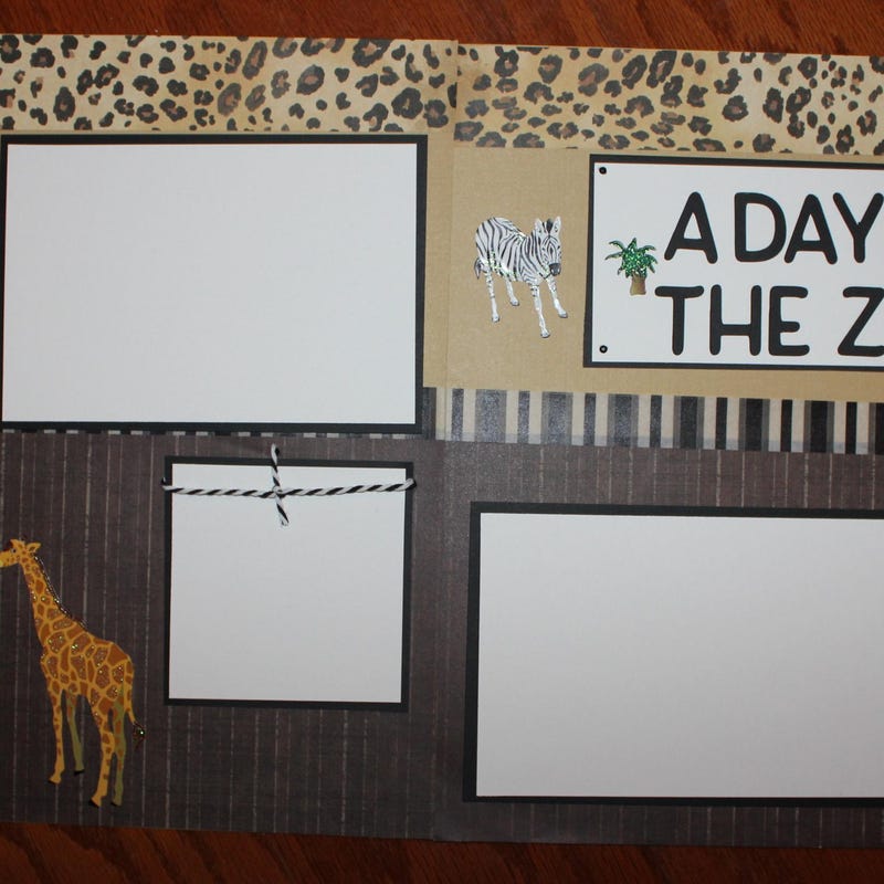 Zoo Scrapbook - Etsy