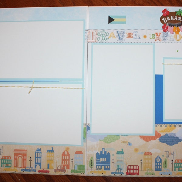 Cruise Scrapbooking Layout - Etsy
