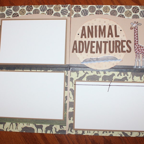 Zoo Scrapbook - Etsy