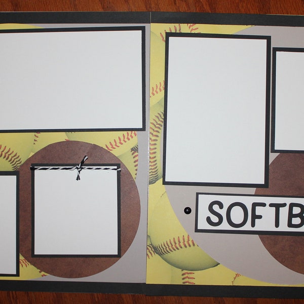 Softball Scrapbook - Etsy