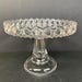 EAPG Pressed Glass Cake Stand Cooperative Flint No 44 Turned up Lace ...