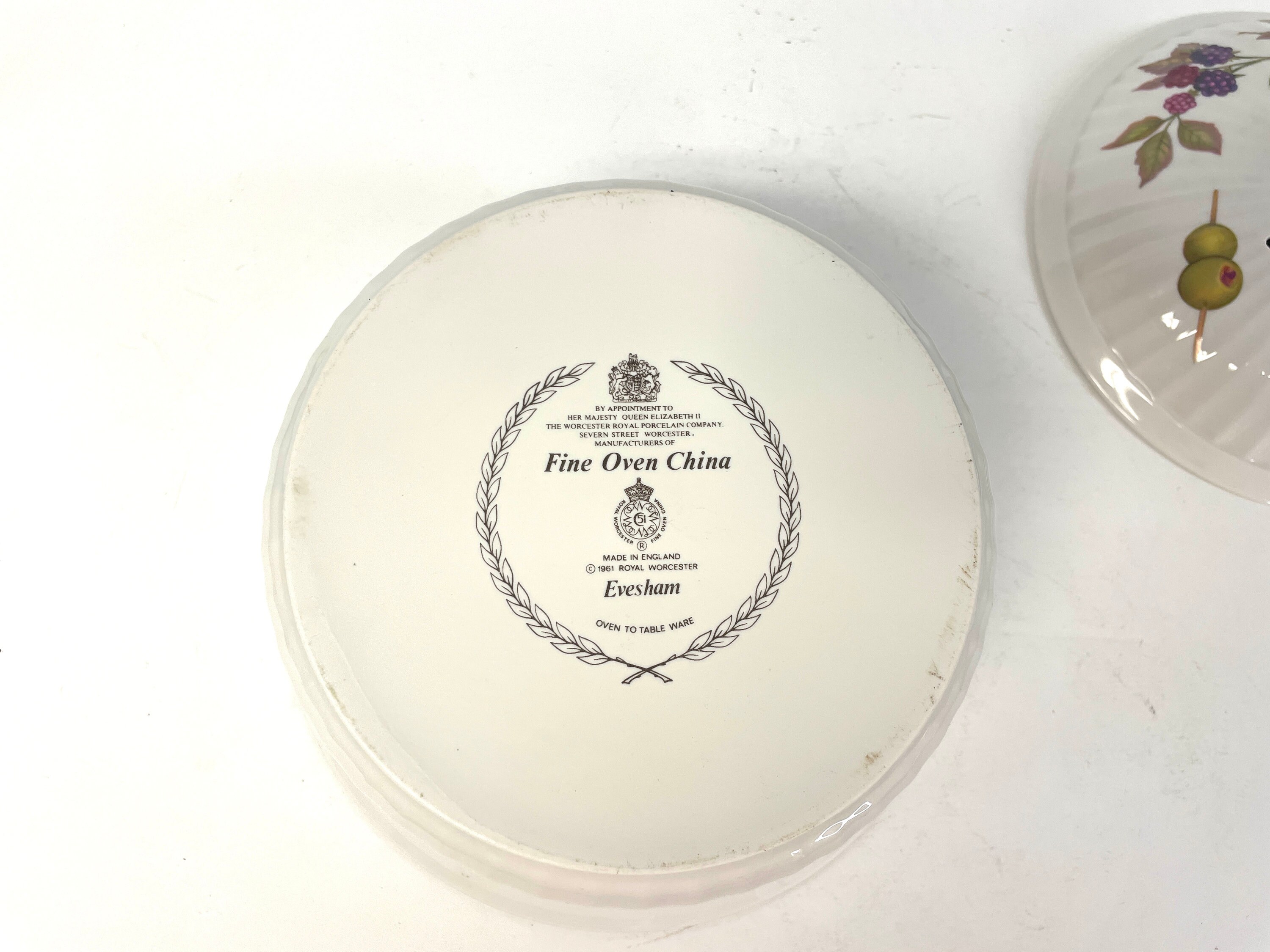 Royal Worcester Evesham Oven to Table Round Covered Casserole Vegetable ...