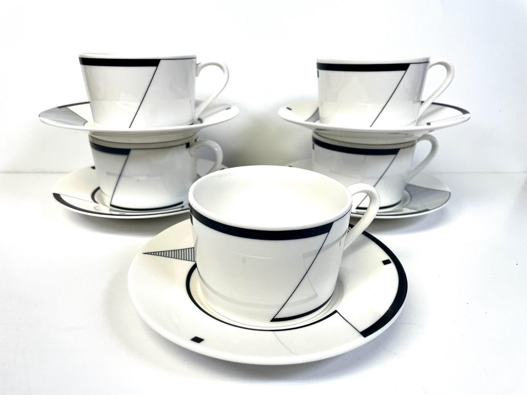 5 Christopher Stuart China HK200 Angles Cup & Saucer Sets - Etsy