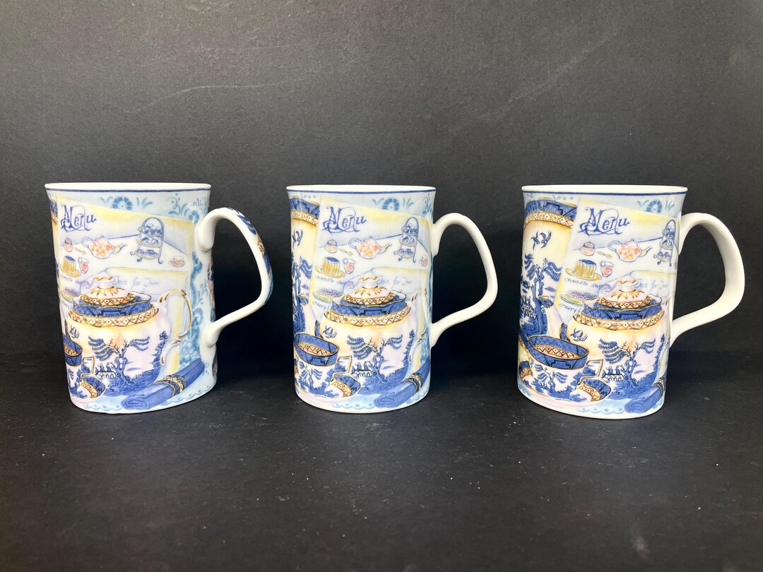 3 Erika Perry Expressions by Royal Doulton Afternoon Tea Mugs - Etsy