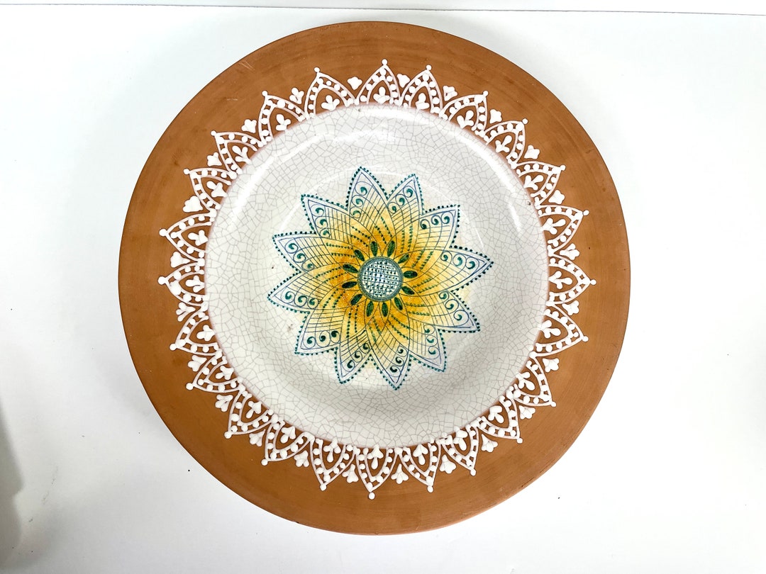 Modellati Fidelfio Todaro Italian Pottery Faience Hand Painted Redware ...