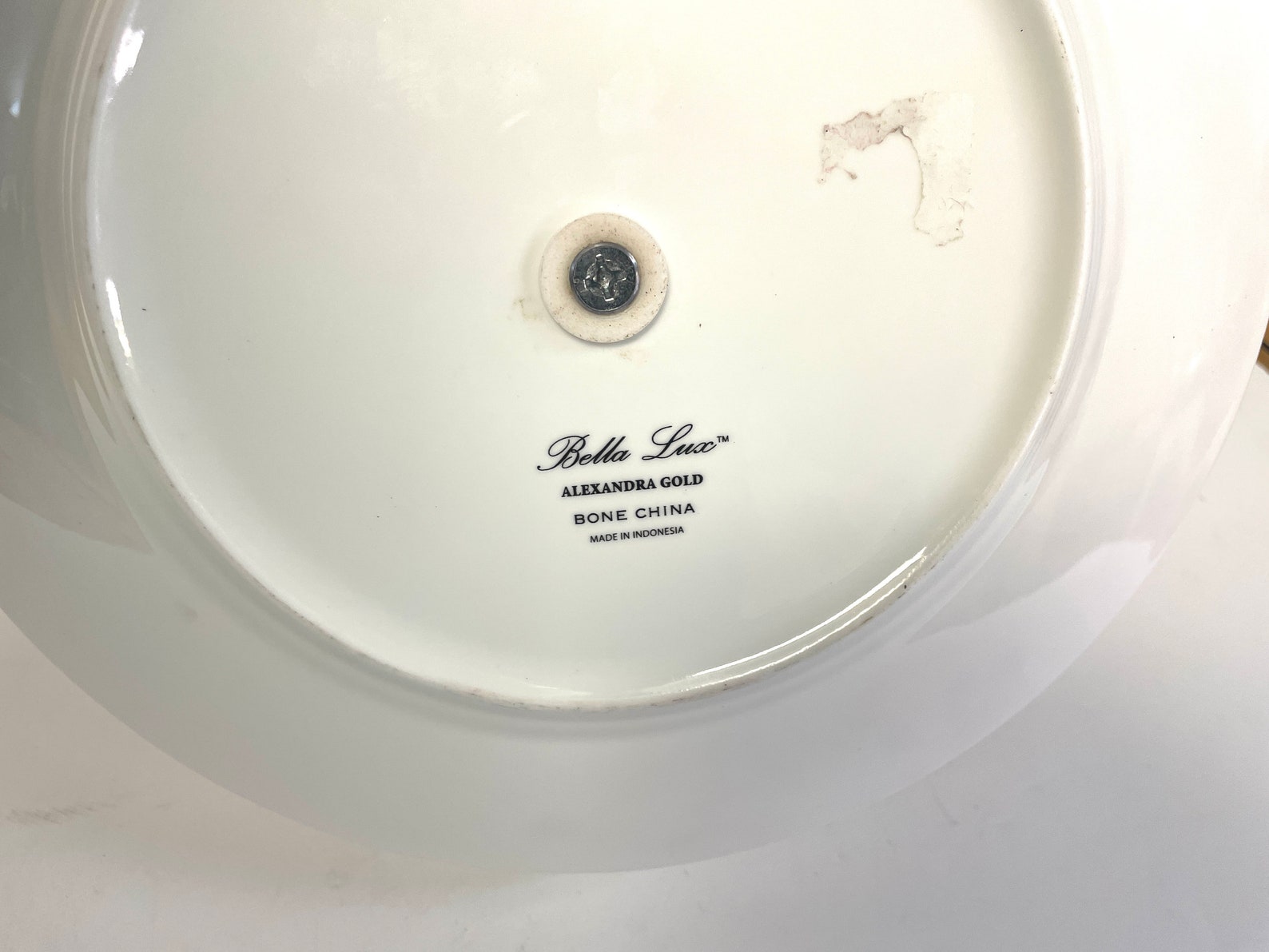 Bella Lux Alexandra Gold Bone China Two Tier Tidbit Tray MINT - Etsy