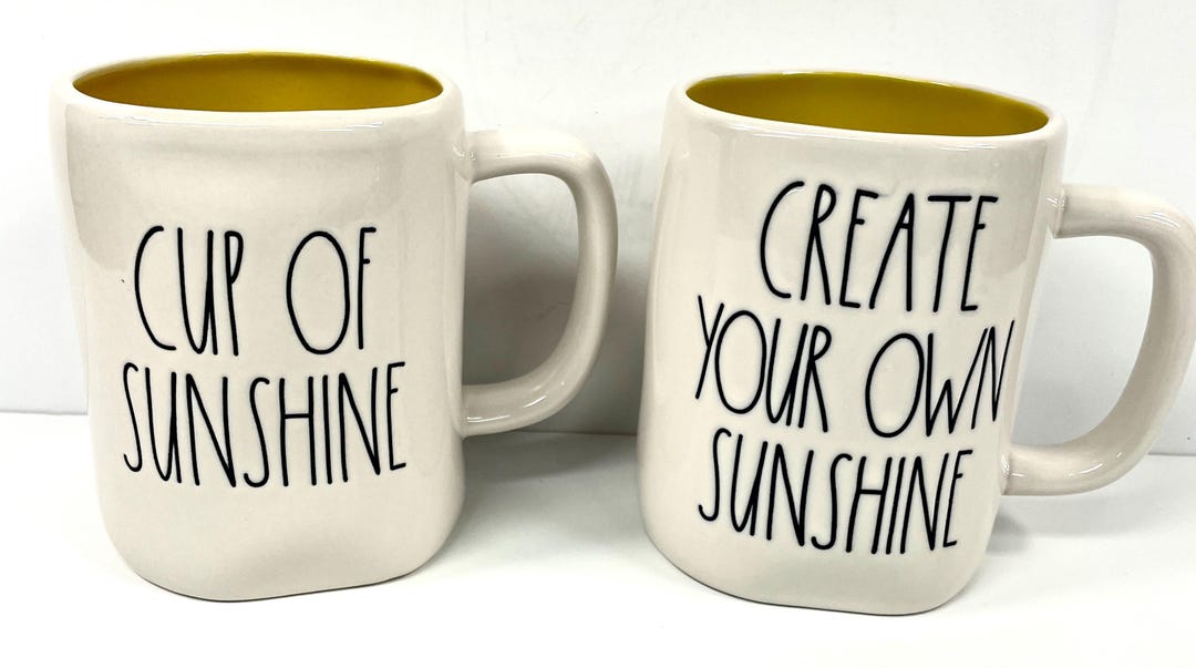 Rae Dunn Ceramic Cup of Create Your Own Sunshine Coffee Mugs - Etsy