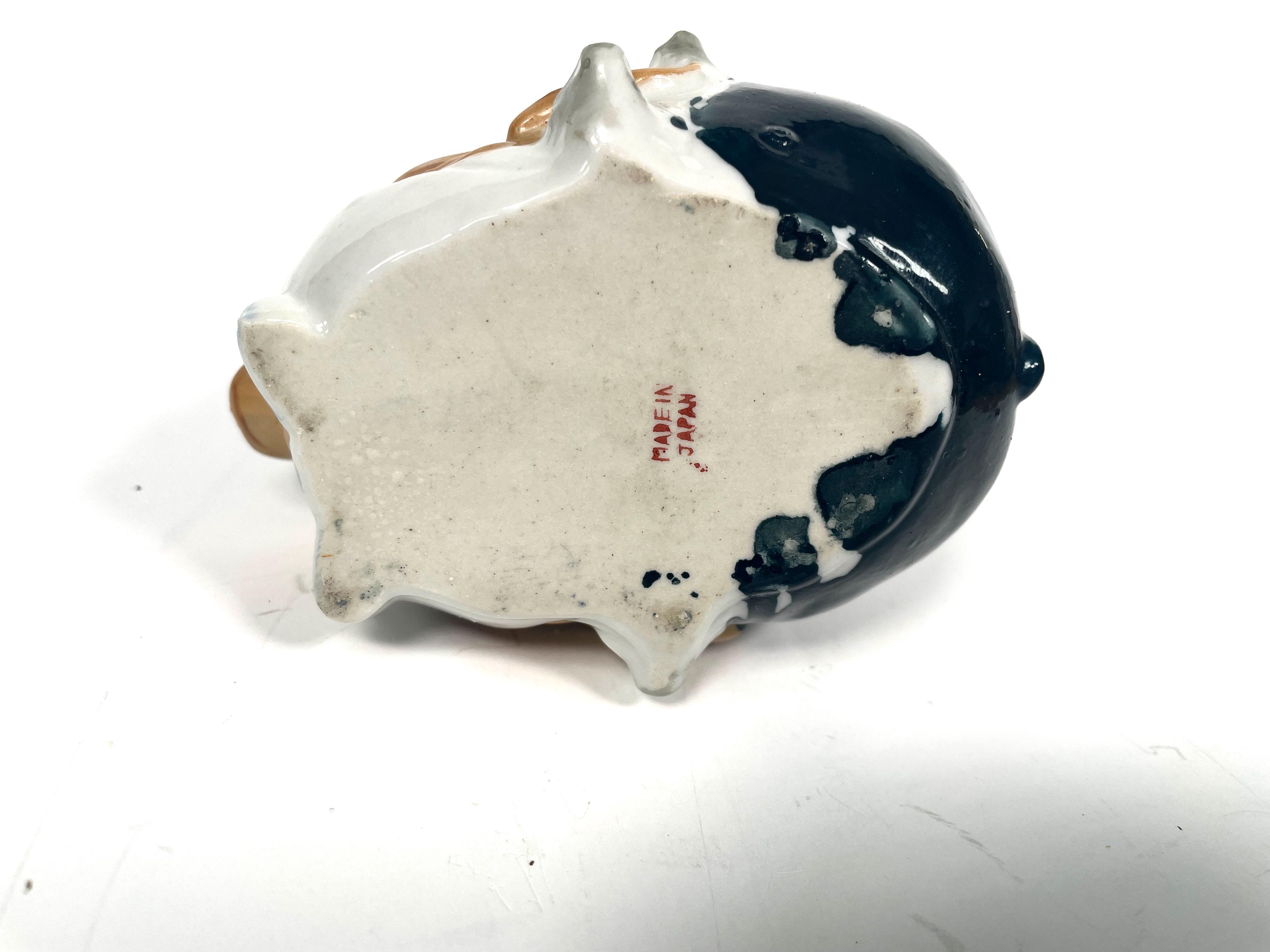 1930's Figural Smoker Figural China Ash Tray Hobo Man W/ Bee on Nose ...