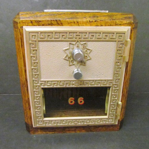 Authentic 1866 Post Office Box Door Bank - Etsy