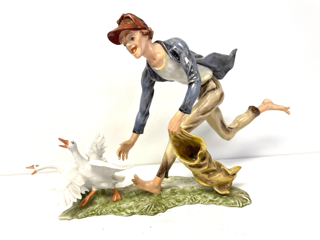 Kaiser W Germany Porcelain Figurine Goose Thief Alka Kunst Bu - Etsy