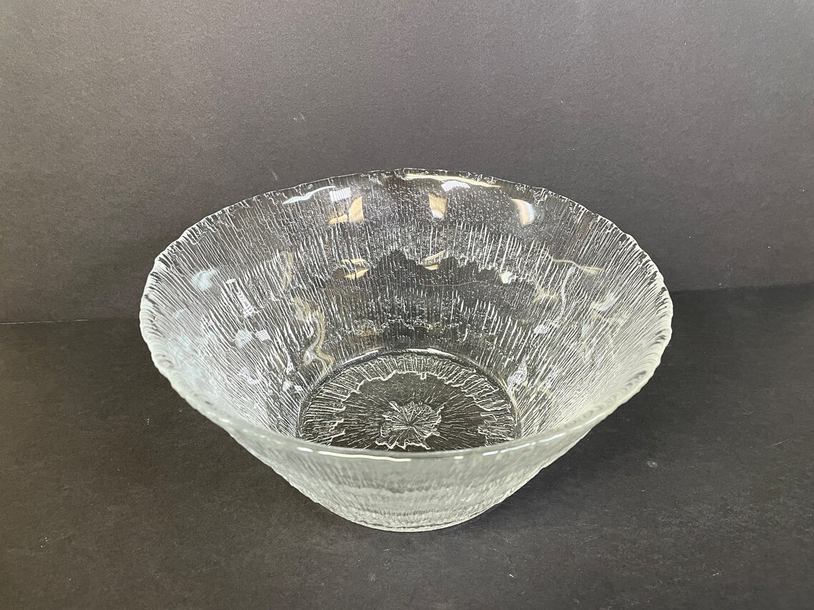 Iittala Wirkkala Solaris Crystal Glass Bowl 9 1/8 Diameter - Etsy