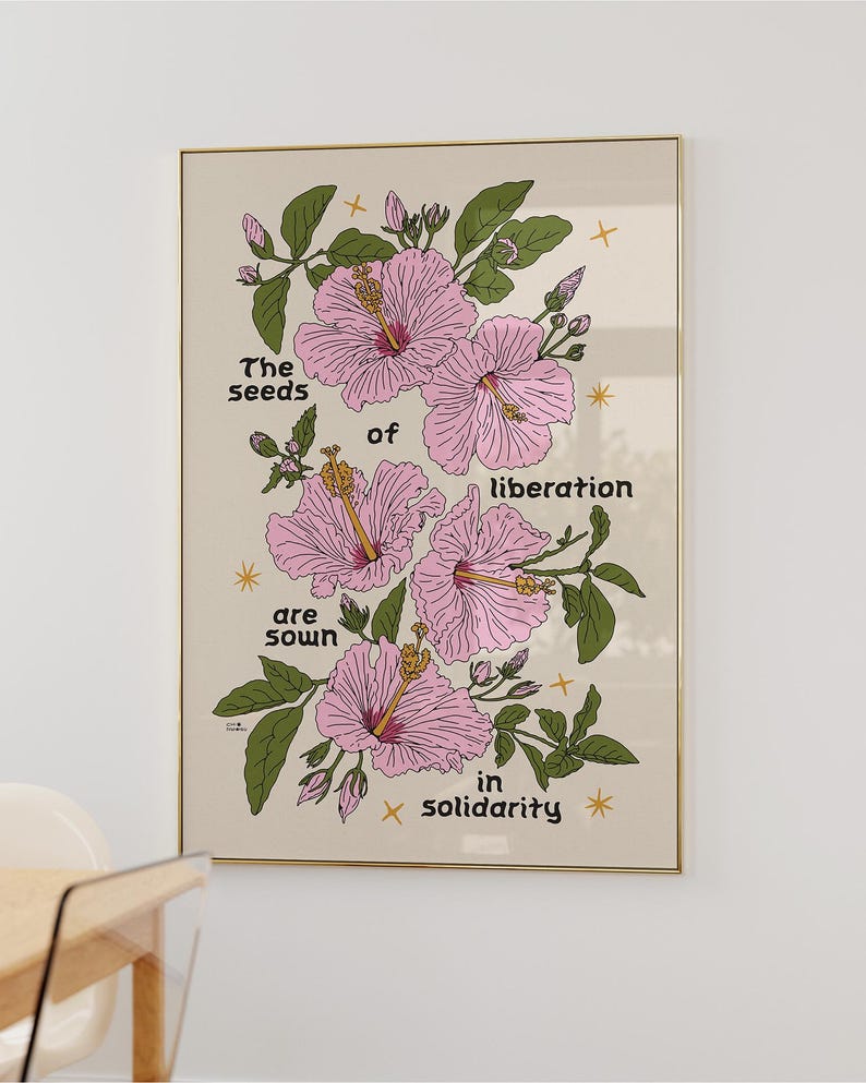 The Seeds of Liberation Print | Solidarity, Social Justice, Activism ...