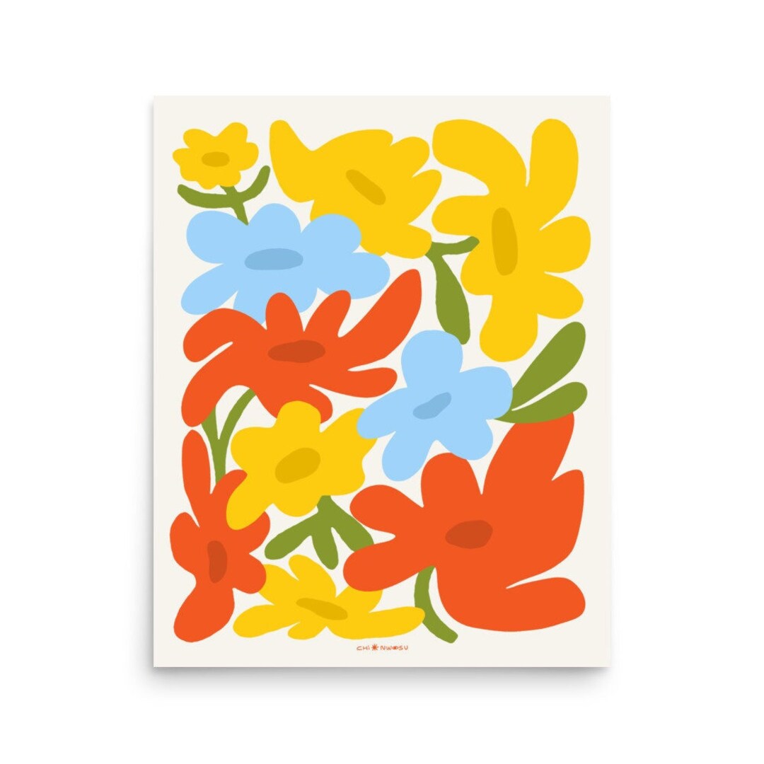 Dancing Art Print | Floral Illustration, Collective Liberation, Social ...