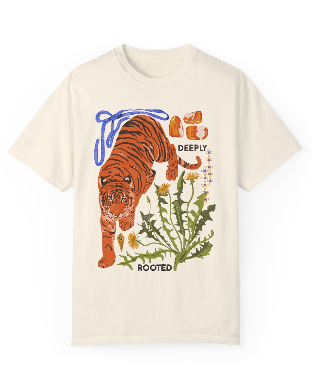 Deeply Rooted Crewneck Sweatshirt Tiger Hoodie Botanical Clothing ...