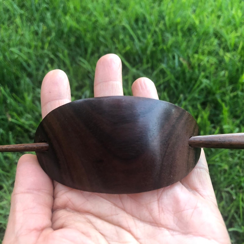 Wooden Hair Clip - Etsy
