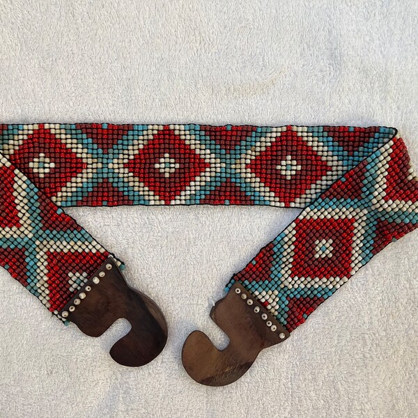 Beaded Belt Buckles - Etsy