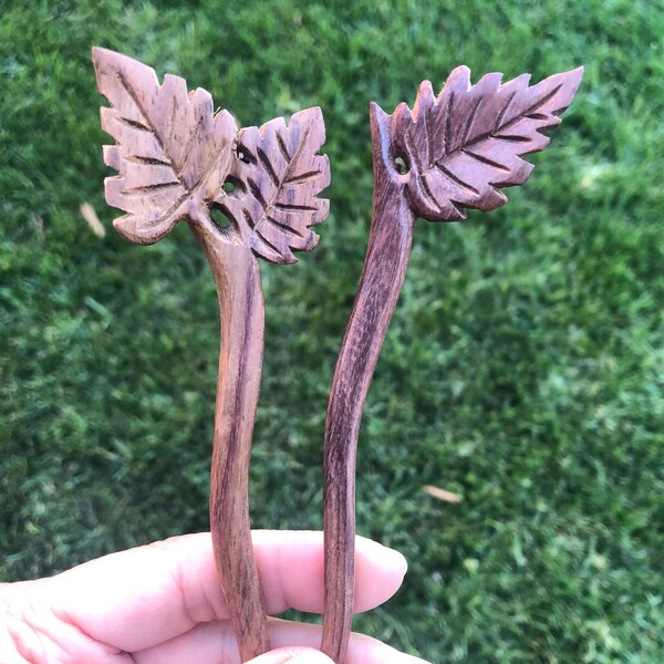 Maple Leaf Hair Pin - Etsy