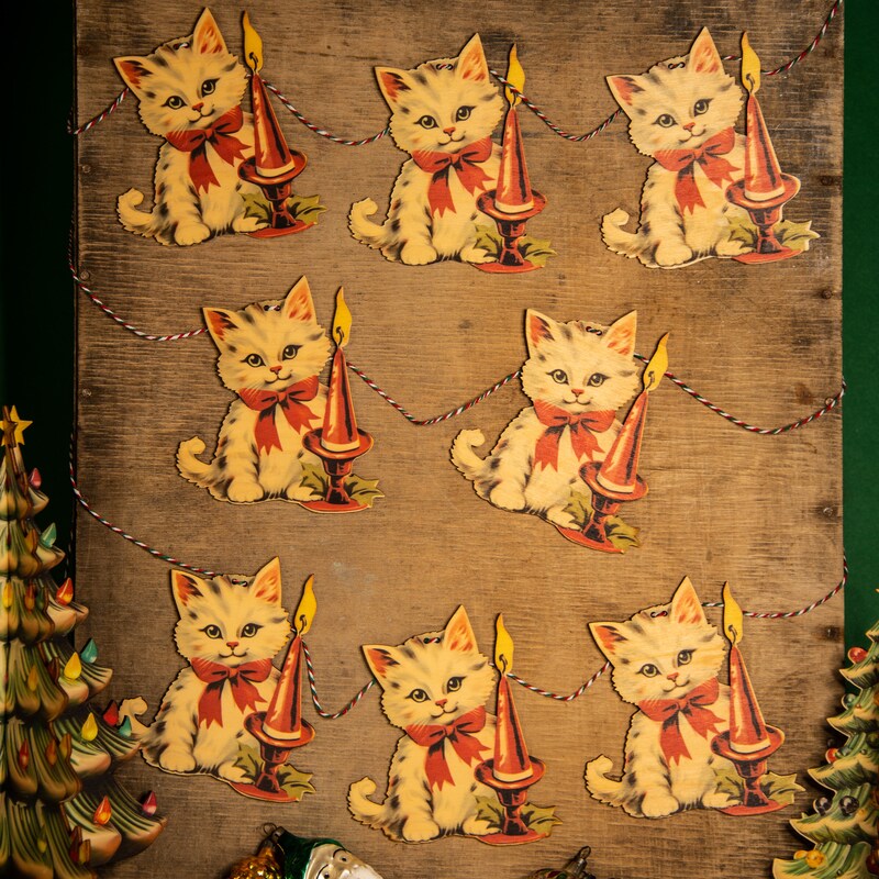 Cat Garland - Etsy