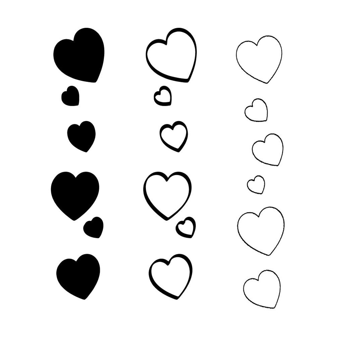 Hearts Packet - Digital Download - Etsy