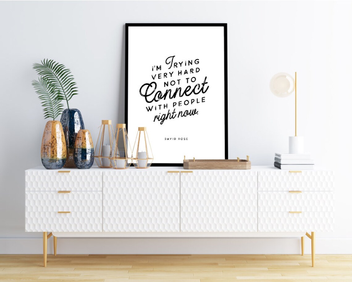 David Rose Printable Quote Digital Download Office Wall - Etsy