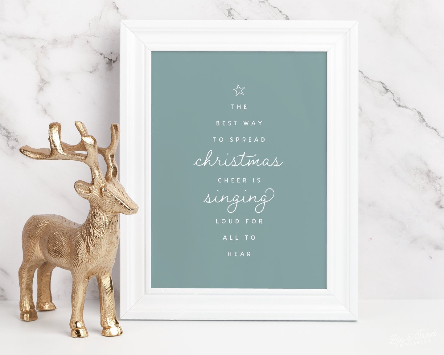 Simple Christmas Quote Printable Art, Digital Download Sign, Printable ...
