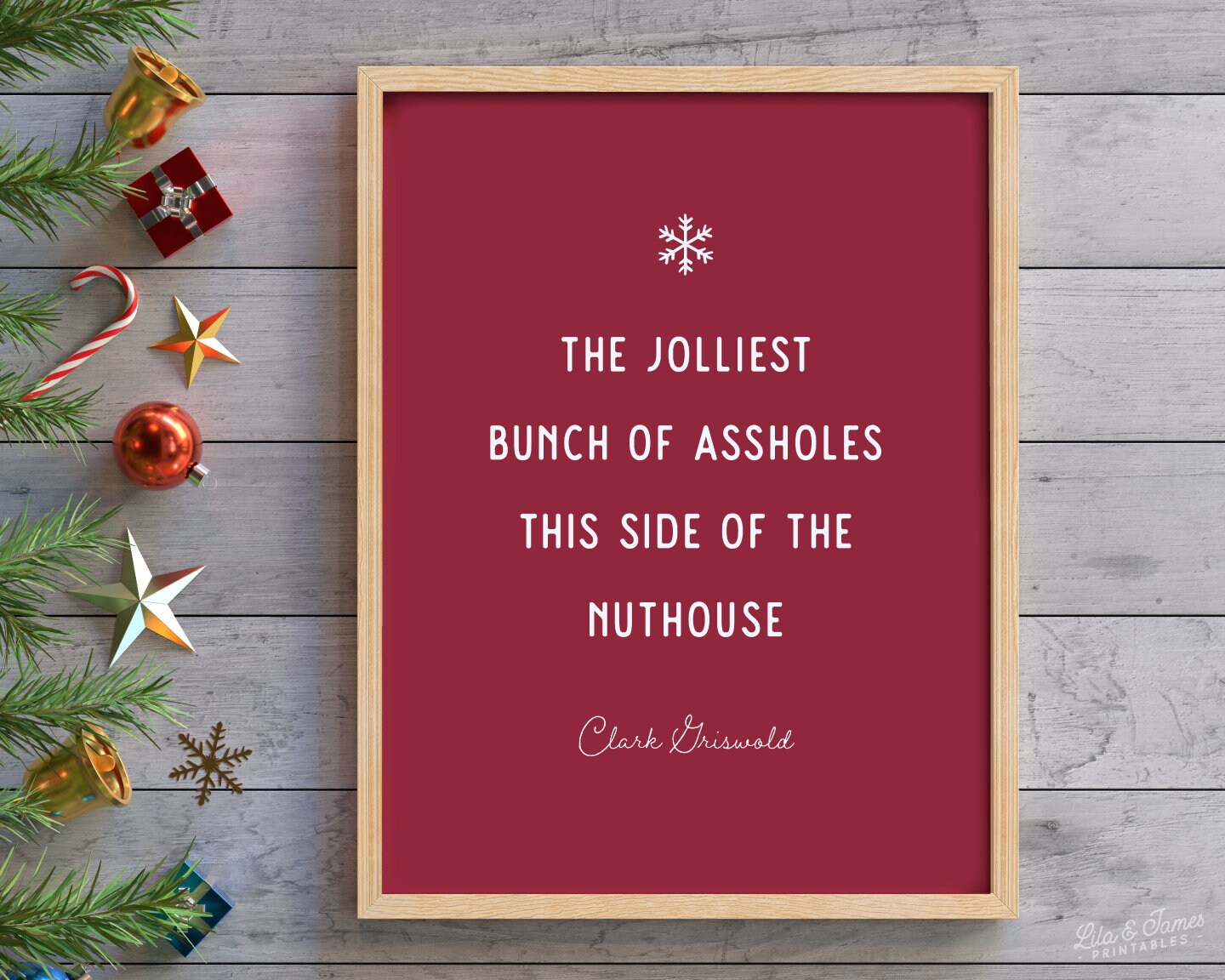 Christmas Quote Printable Wall Art, Digital Download, Christmas ...