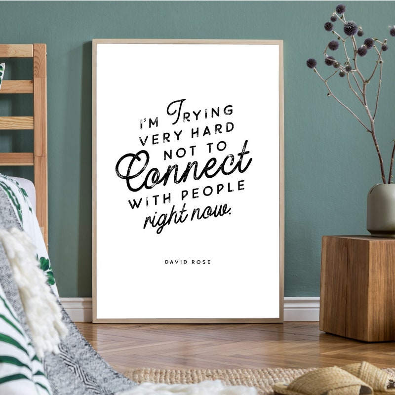 David Rose Printable Art - Etsy