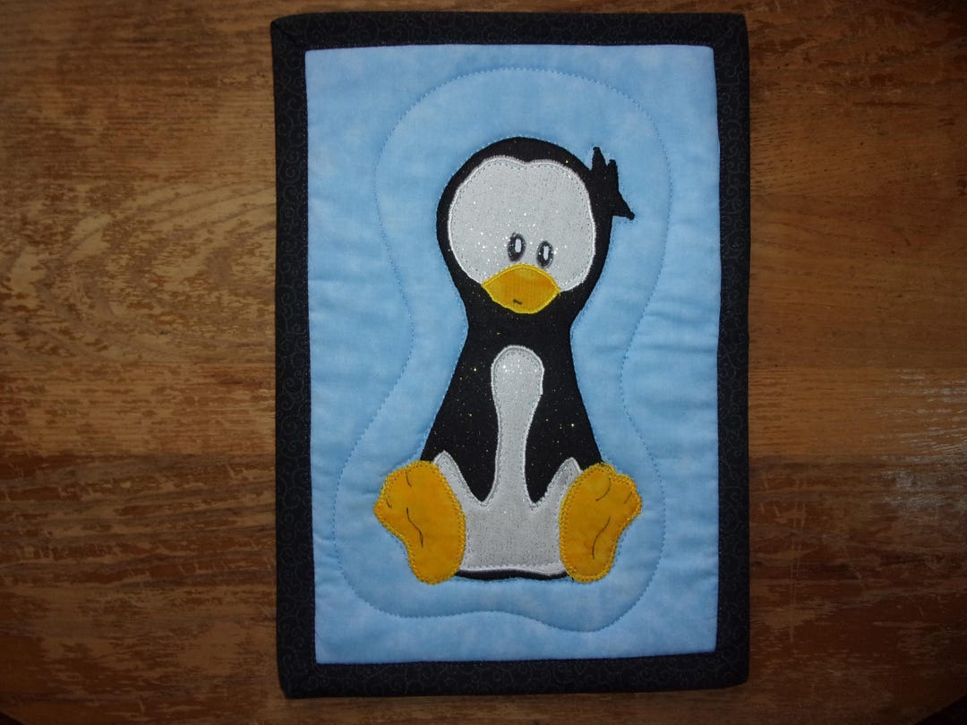 Penguin Mug Rug or Pot Holder - Etsy