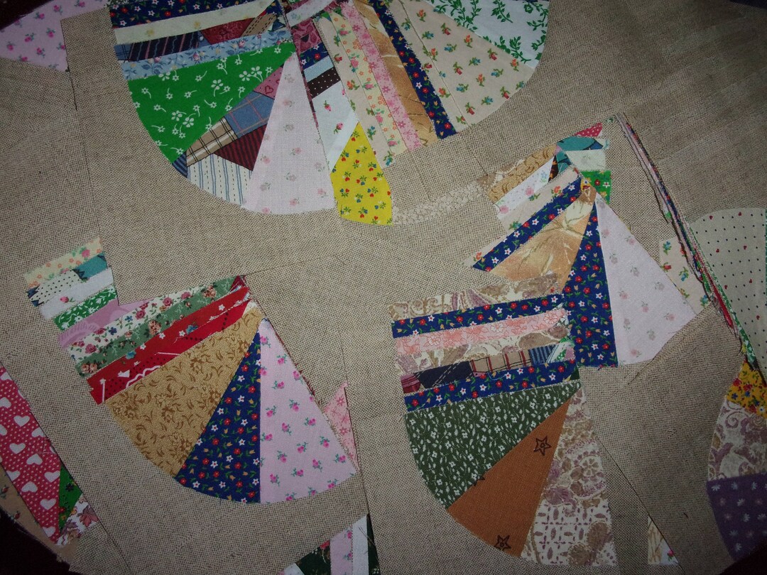 200-dresdan Plate Wedge Squares for Any Quilting Project You - Etsy