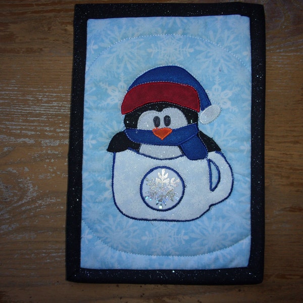Penguin Mug Rug - Etsy