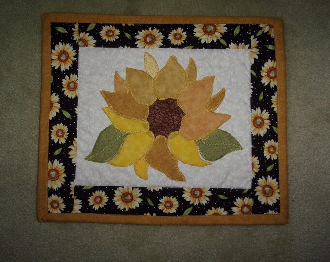 Sunflower Wall or Table Quilt - Etsy
