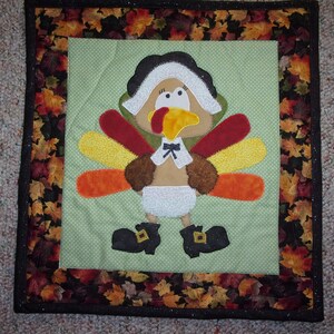 Lady Turkey Quilt for Wall or Table - Etsy