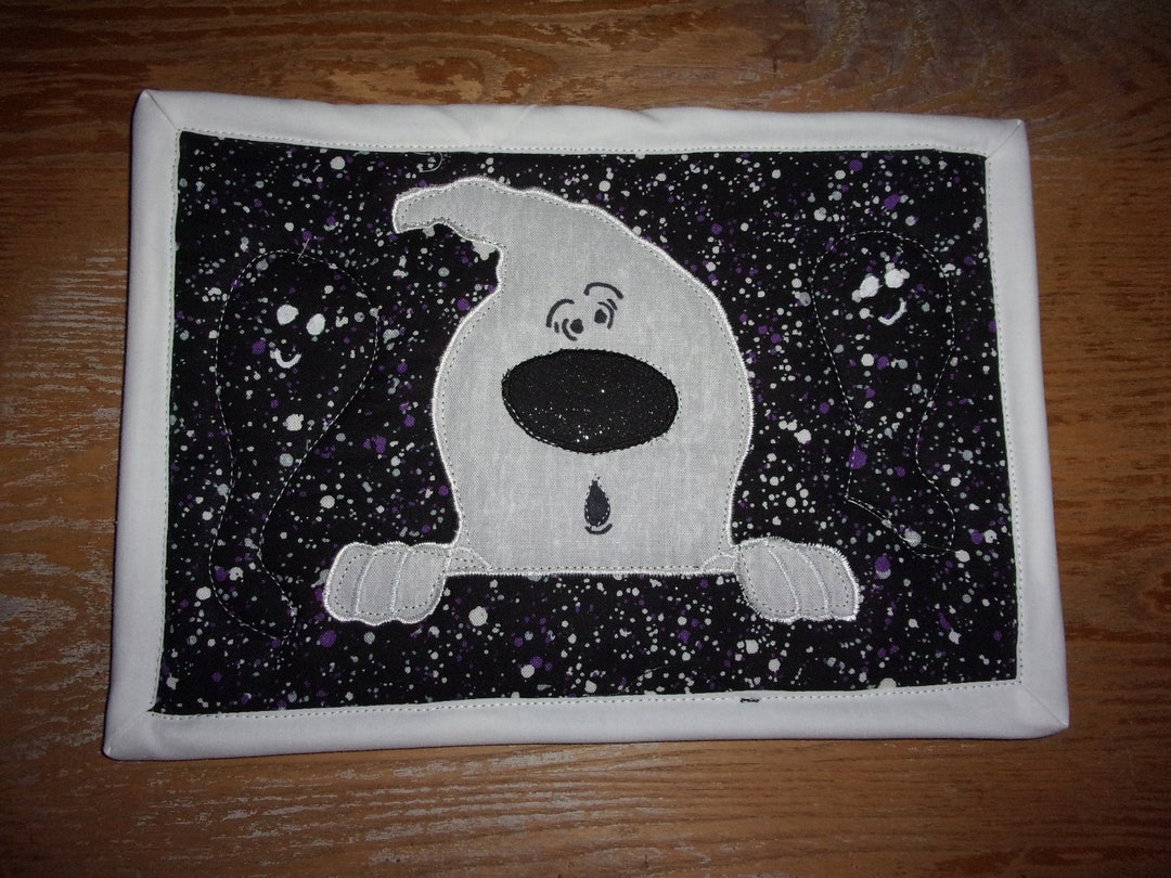Ghost Mug Rug or Pot Holder - Etsy