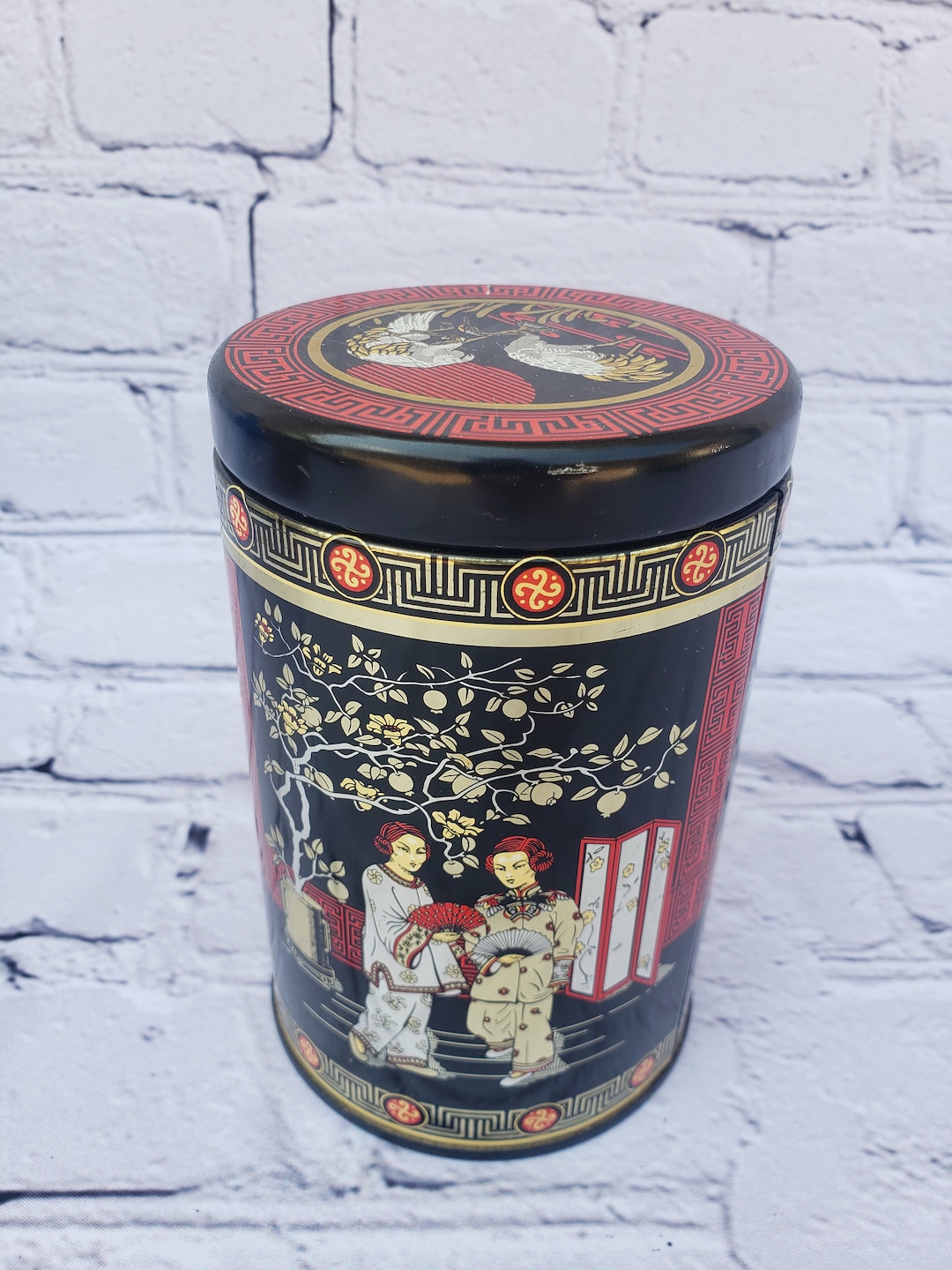 Asian Oriental Design R. Twining and Co. Ltd. Metal Tea Tin - Etsy