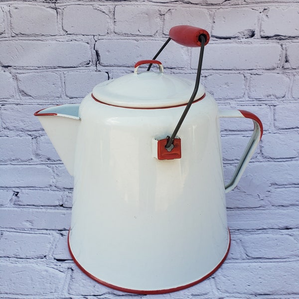 Enamel Coffee Pot - Etsy