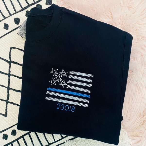 Blue Line Shirts - Etsy