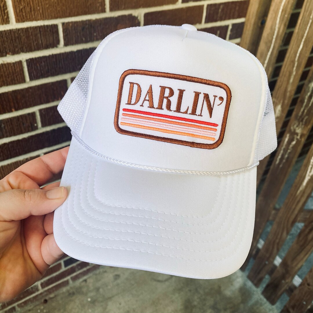 Darlin Trucker Hat, Western Trucker Patch Hat, Women's Trucker Hat ...