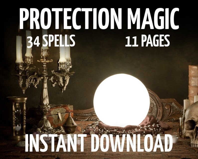 11 Book of Shadows Pages 34 Protection Spells Witchcraft - Etsy