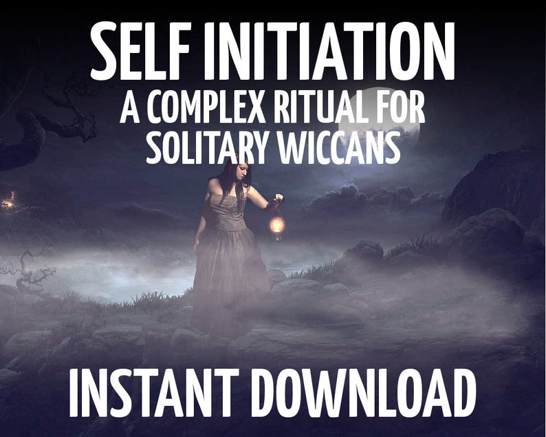 Wicca Self Initiation, Solitary Self Dedication Ritual, Book of Shadows ...