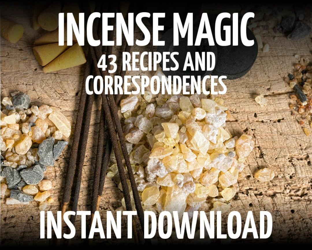 12 Book of Shadows Pages on Incense Correspondences & Recipes ...