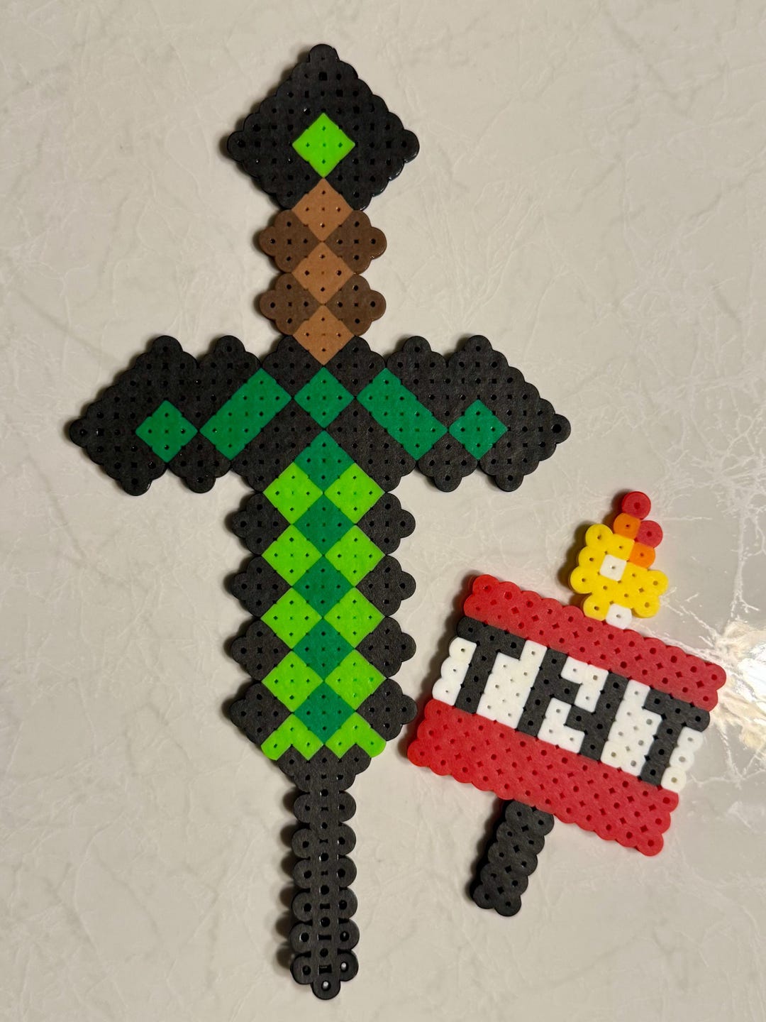Minecraft Half Sword Cake Topper (small) - Etsy