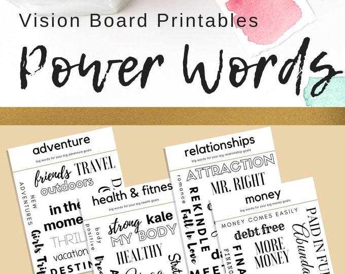 Vision Board Party Activities | Goal Setting Activities | Goal ...
