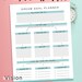 Dream Goal Planner Printable | Motivation Goal Setting Printable PDF ...