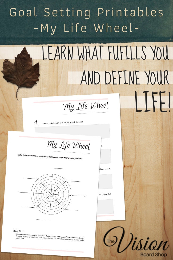 My Life Wheel | Goal Setting | Printables | Personal Development ...