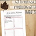 Goal Set Routines | Vision Board Printable | Goal Setting Printable ...