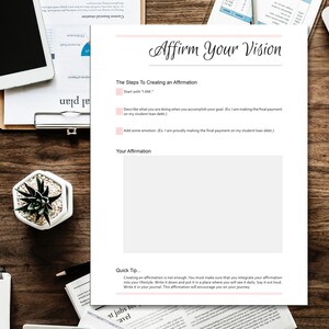 Create an Affirmation | Self Discovery | Self Help Printables | Daily ...